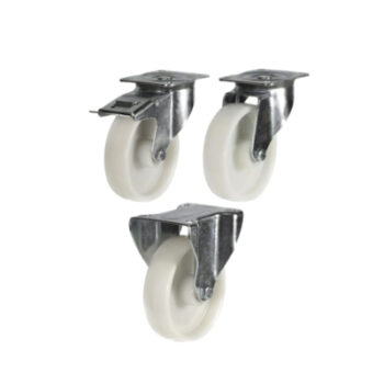MEDIUM DUTY NYLON CASTORS 200-350KG RATING
